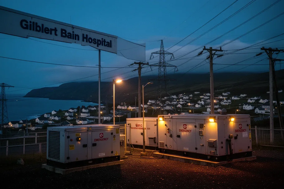 SSE: Stromausfall im Gilbert Bain Hospital