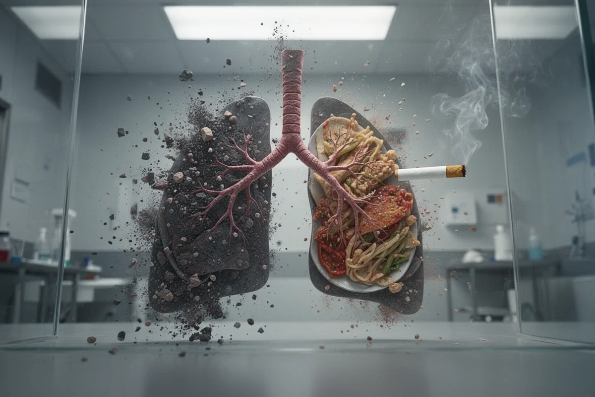 COPD: Fett und Zucker als stille Lungenkiller entdeckt