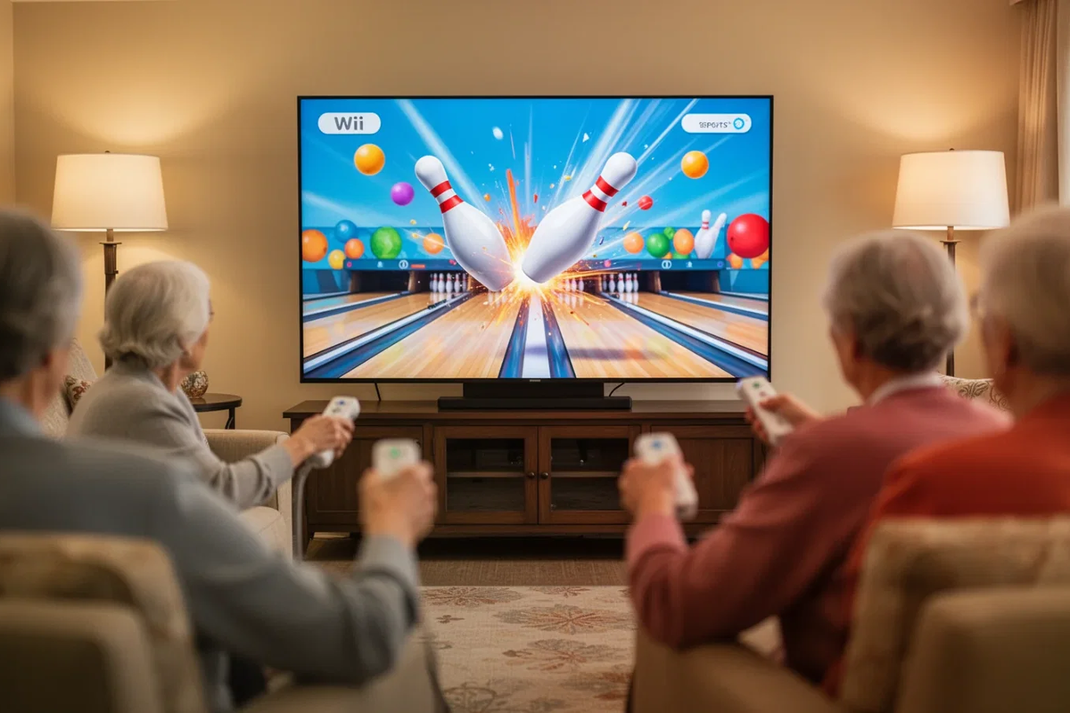 Virtuelles Bowling: Senioren trainieren Koordination risikoarm