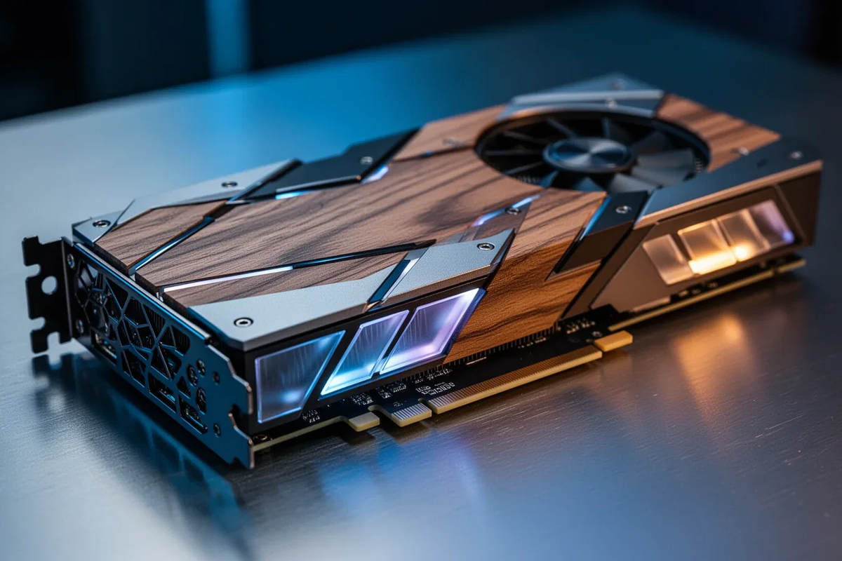 RTX 5090 Infinity: Gigabyte rüstet mit 32 GB und Holz-Design auf