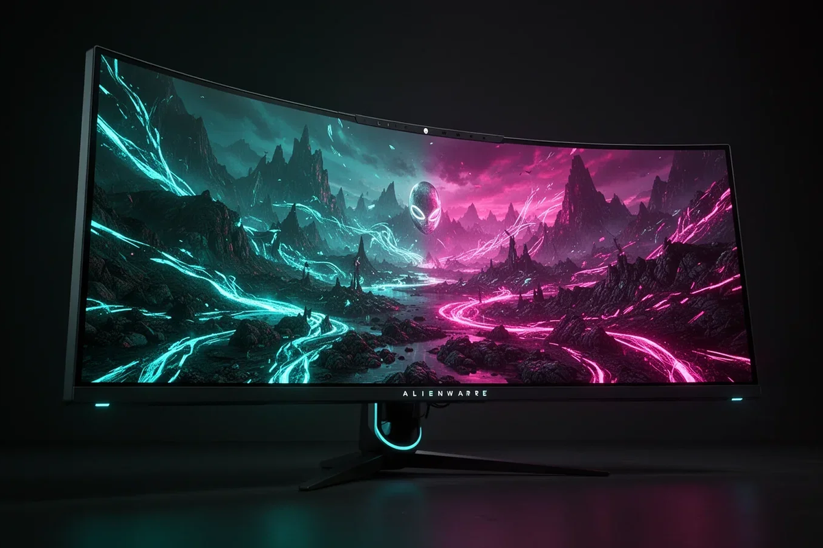 Alienware AW3926QW: Erster 39-Zoll-5K-OLED-Gaming-Monitor