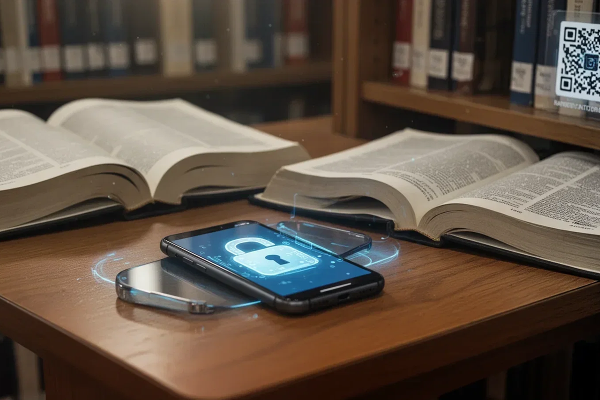 Studium: App blockiert Handy in der Bibliothek mit Scan-Code