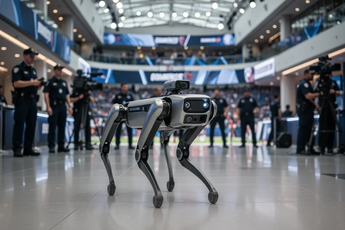Fußball-WM 2026: Boston Dynamics Roboter bewachen Medienzentrum