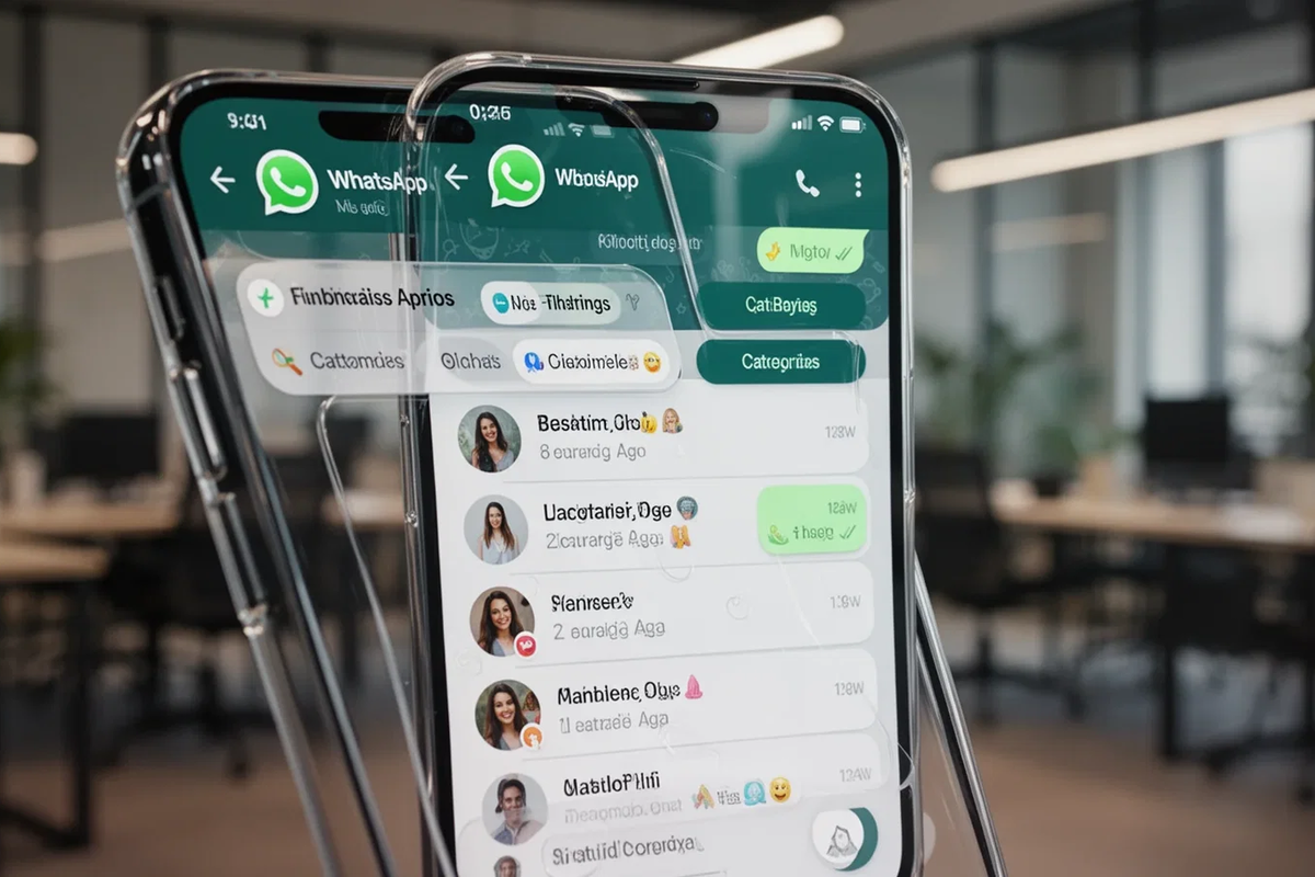 WhatsApp 26.21.74: Benutzerdefinierte Filter und Liquid Glass Design