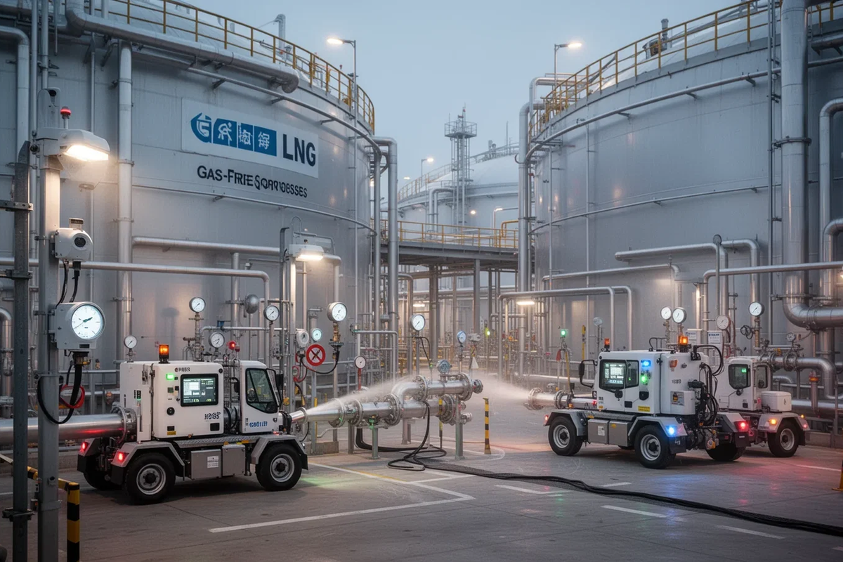 LNG-Sicherheit: ETS stellt Verfahren mit 99,99% Verbrennungsrate vor