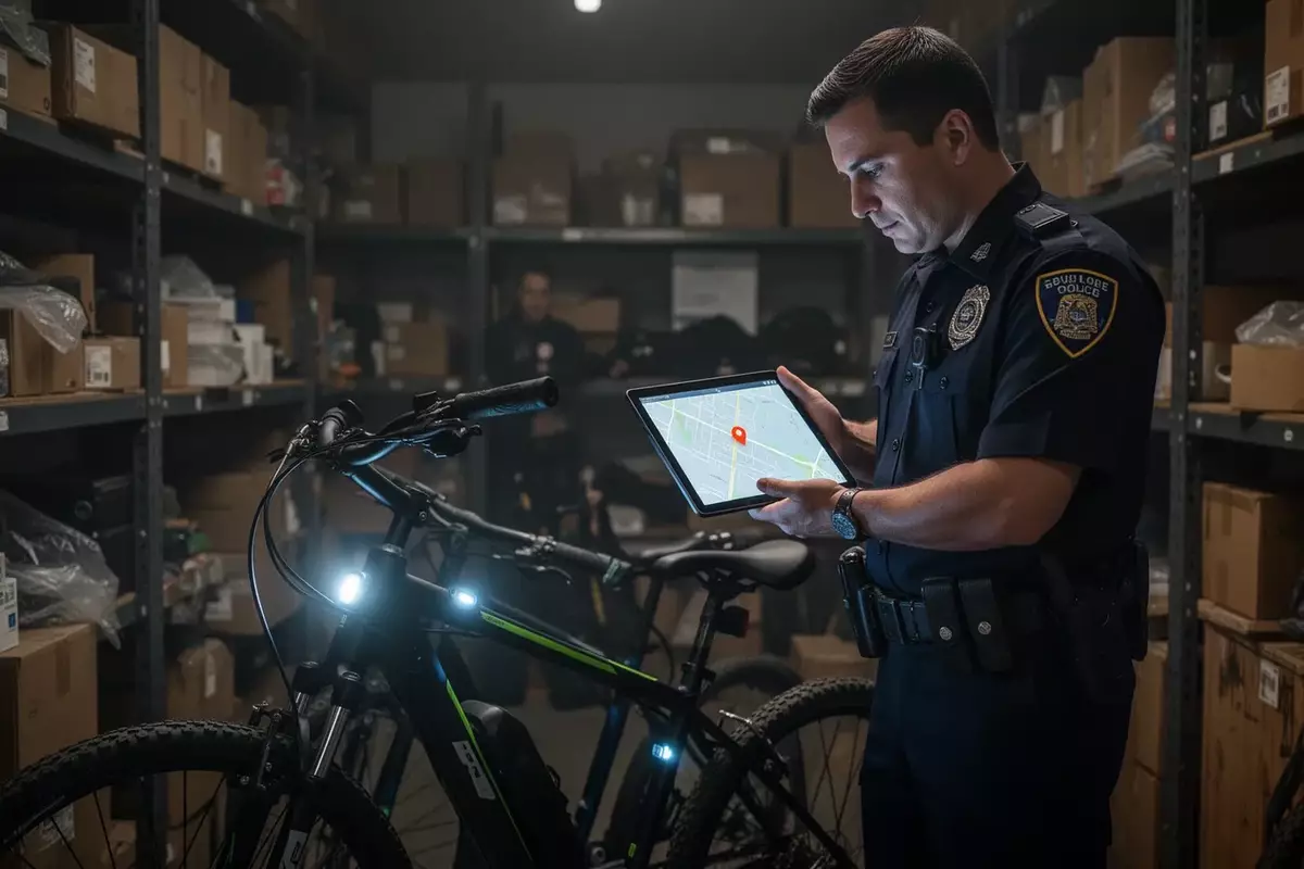 GPS-Tracker: Gestohlenes E-Bike führt Polizei zu 14 Beutegegenständen