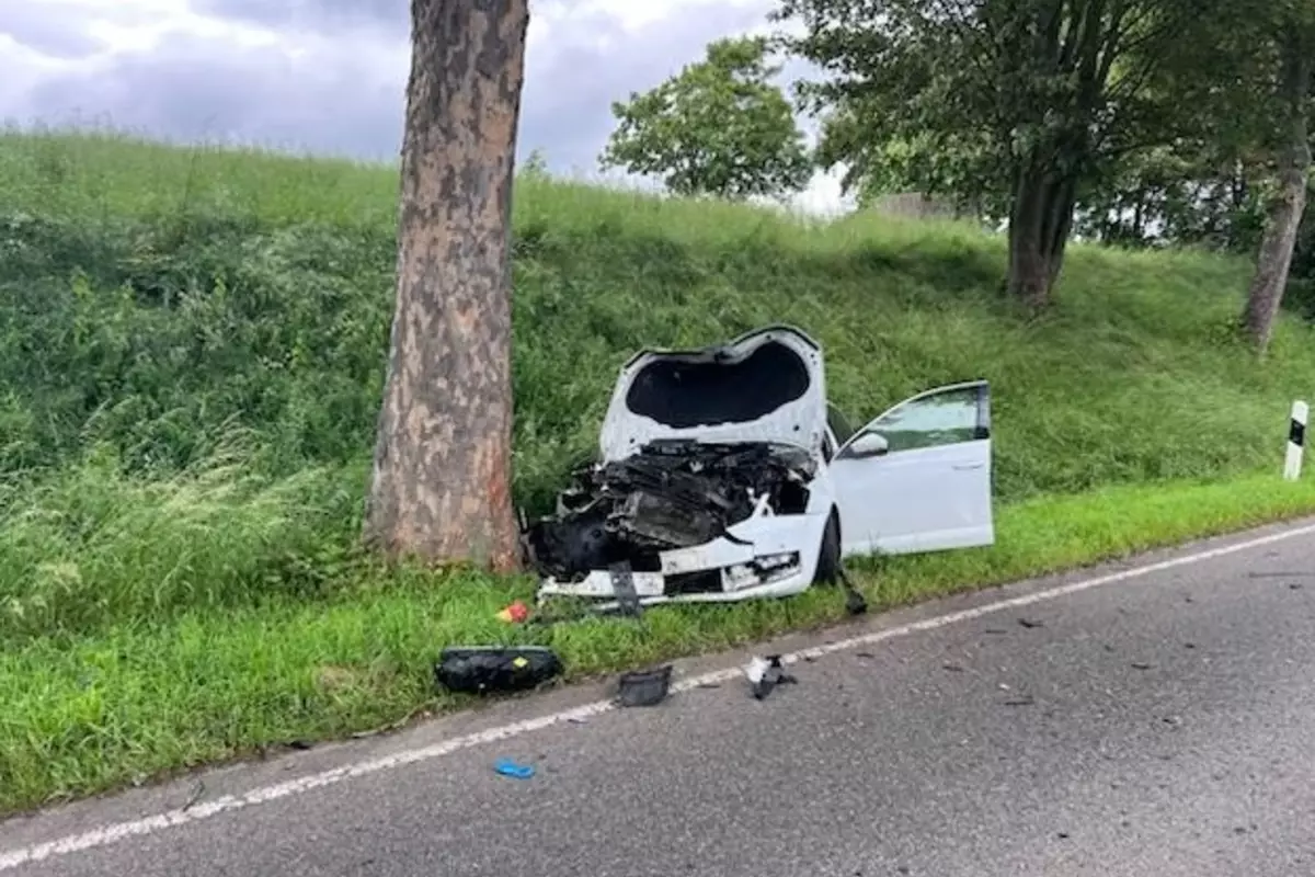 Verkehrsunfall mit schwer verletzter Person