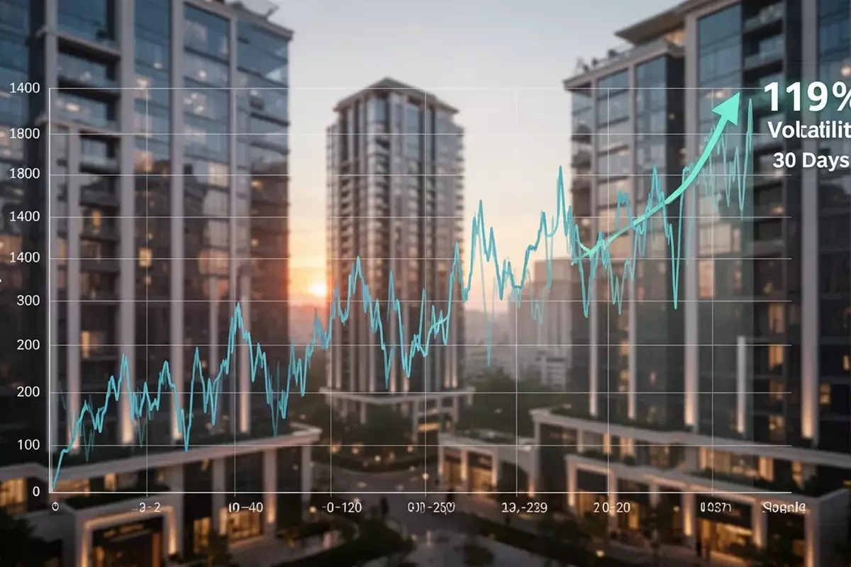 Gateway Real Estate Aktie: 119 Prozent Volatilität über 30 Tage