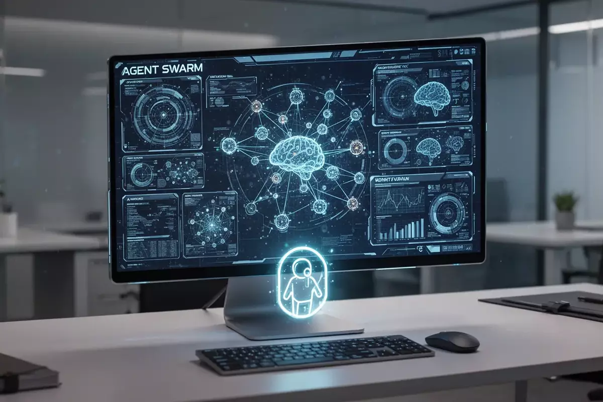 Kimi Work: Moonshot AI startet Desktop-Agent mit 300er-Schwarm