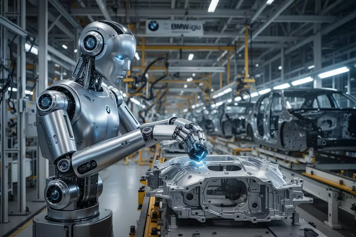 BMW startet Roboter-Pilot: AEON übernimmt Montage in Leipzig
