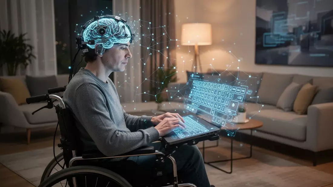 Gehirn-Computer-Interface: ALS-Patient kommuniziert 19 Monate stabil