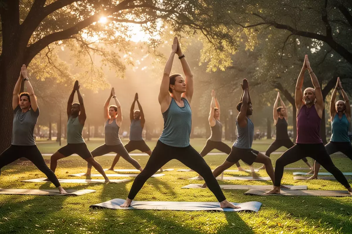 Yoga-Tag 21. Juni: 400.000 brechen Guinness-Weltrekord