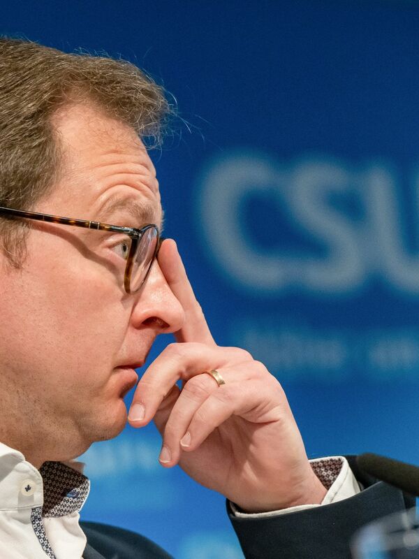 In den Augen von CSU-Generalsekretär Martin Huber sind Klimaaktivisten ...