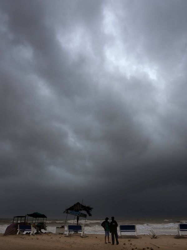 Der Zyklon Biparjoy hat gestern Abend mit viel Wind und Regen das ...