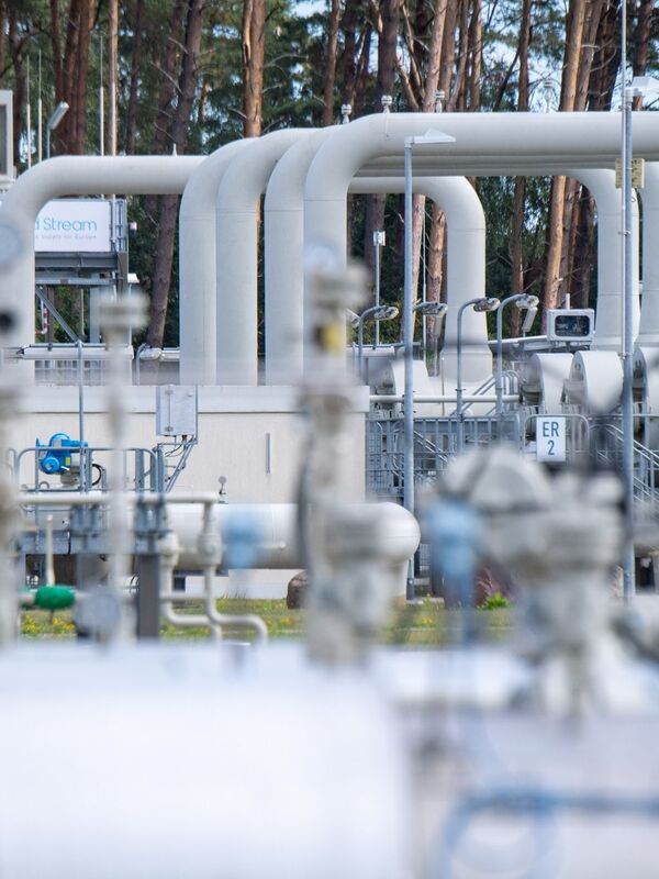 Ein Strang der Ostseepipeline Nord Stream 2 ist noch intakt.