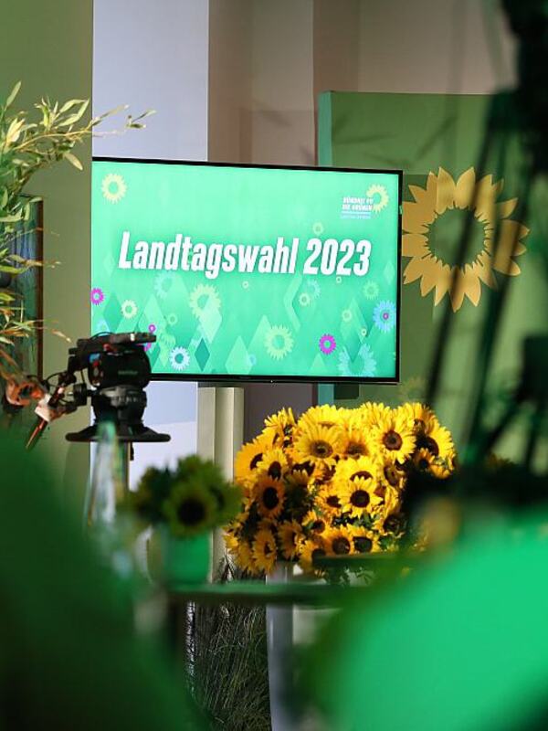 Die politische Geschäftsführerin der Grünen, Emily Büning, zeigt sich ...
