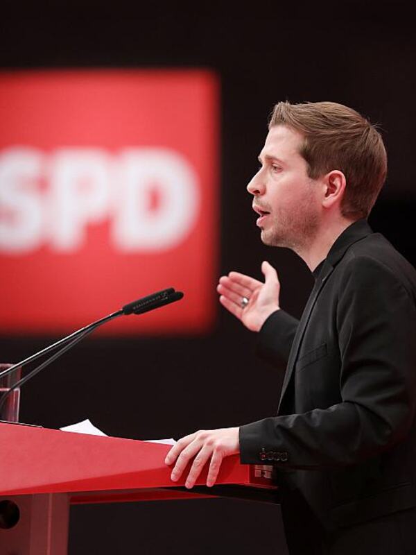 Kevin Kühnert ist als SPD-Generalsekretär wiedergewählt worden.
