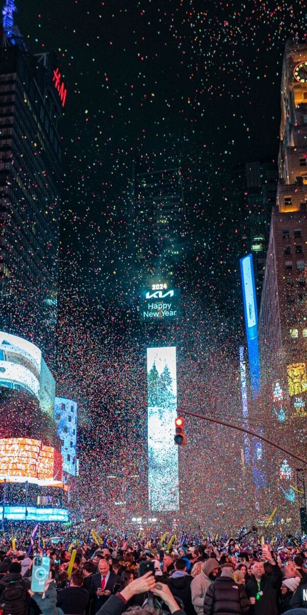 Ob Silvester, Theater oder Yoga: Auf dem Times Square ist immer Programm.