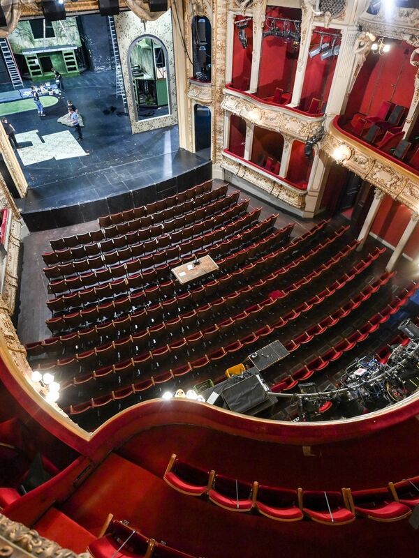 Vor ein paar Tagen flossen Tausende Liter Wasser im Berliner Ensemble.