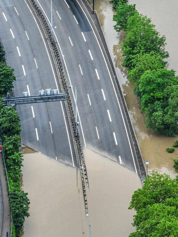 Der Südwesten Deutschlands kämpft nach Dauerregen mit Hochwasser.