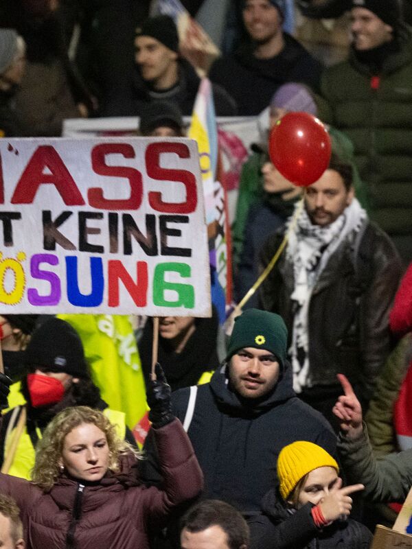 Nach Protesten in Gießen am Rande der Gründung der neuen AfD ...