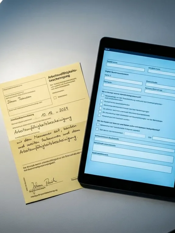Arbeitsunfähigkeitsbescheinigungen: Der gelbe Schein verliert seine Macht