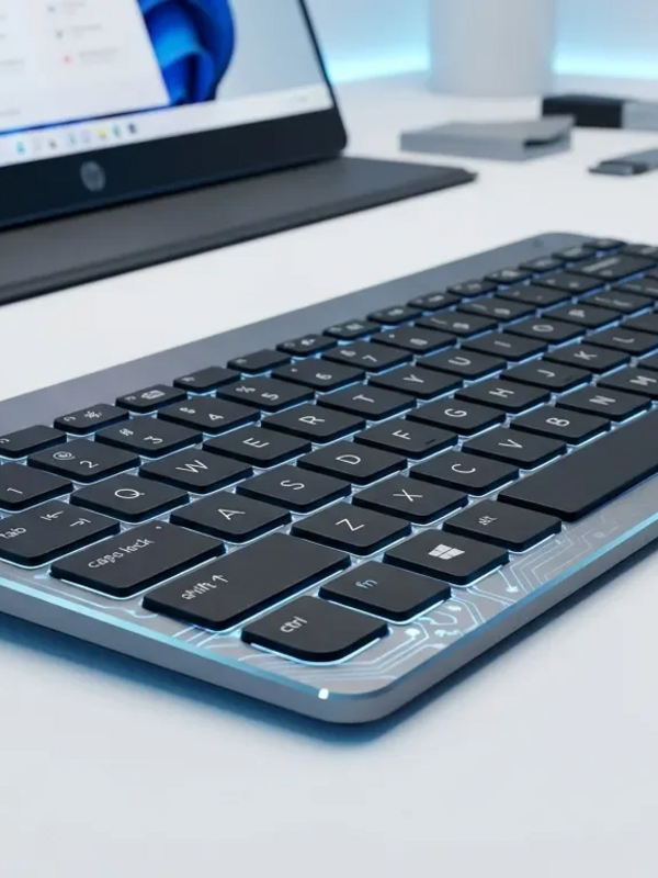 HP EliteBoard G1a: Der komplette Büro-PC steckt jetzt im Keyboard