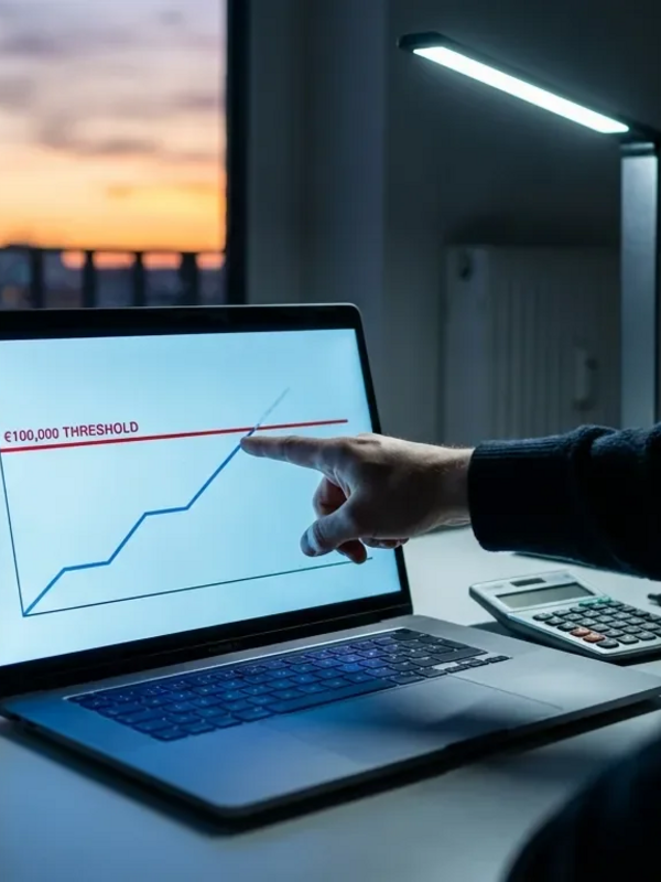 Kleinunternehmerregelung 2026: Die versteckte Falle bei 100.000 Euro Umsatz