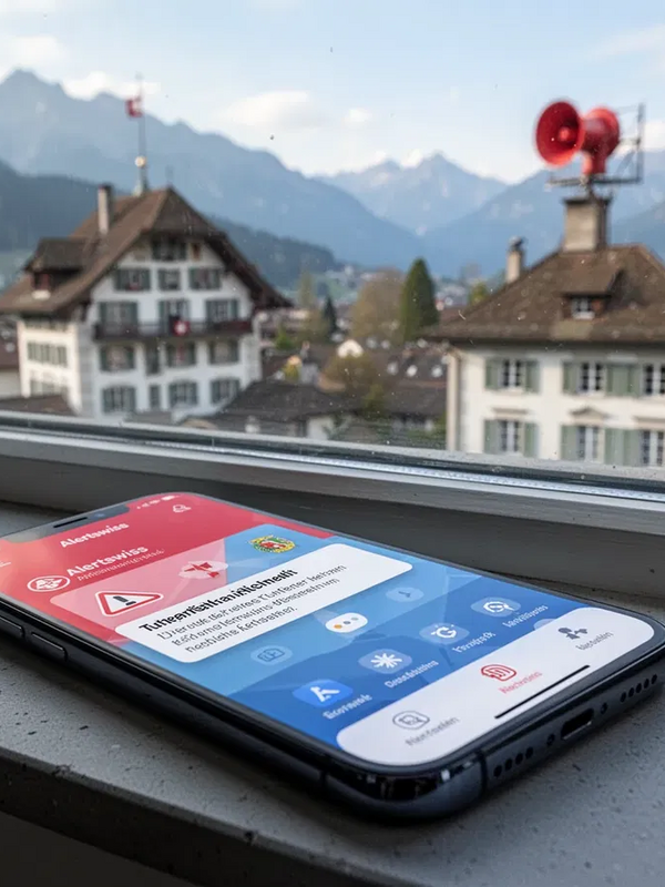 Schweiz testet Sirenen und drängt auf Notfall-Apps